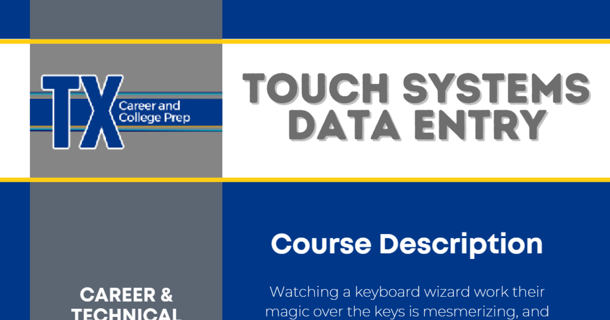 Touch Systems Data Entry